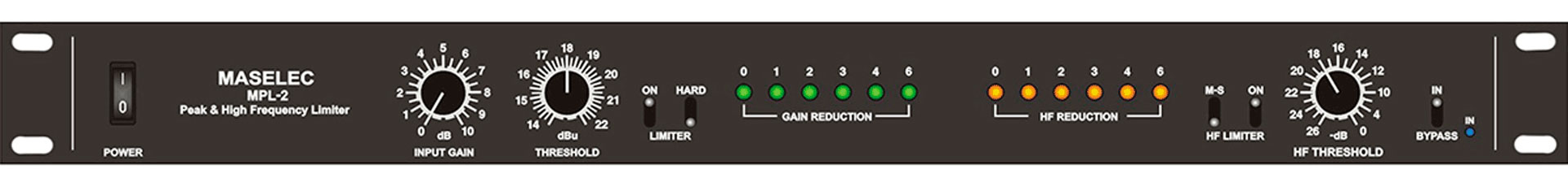 Maselec MPL-2 Peak & HF Limiter - Planeta Analógico